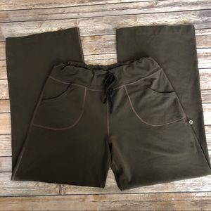 lululemon athletica | Pants & Jumpsuits | Lululemon Brown Wide Leg ...